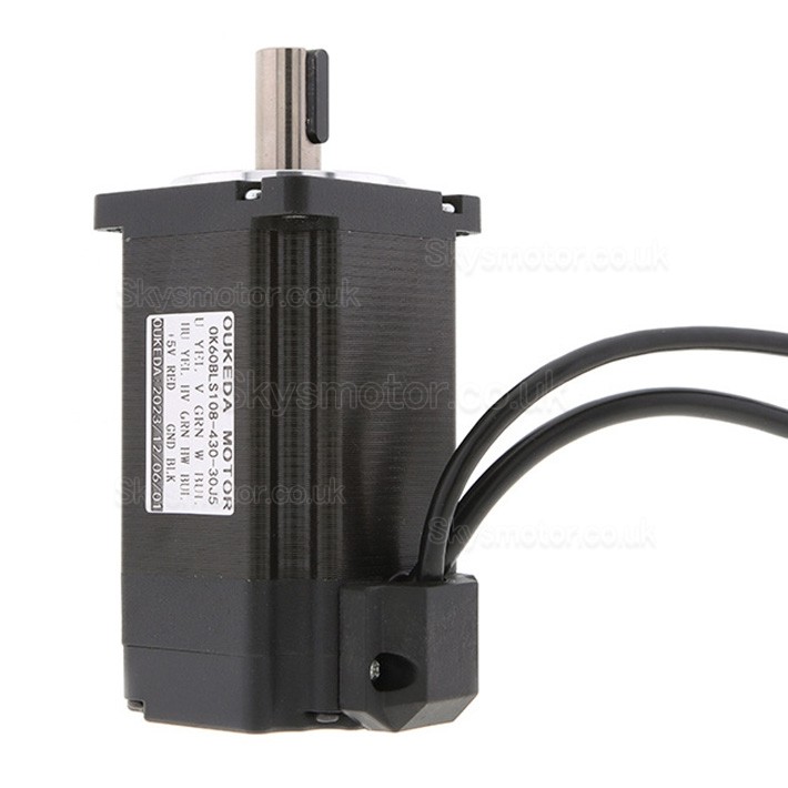 300W/400W 24V/48V Brushless DC Motor BLDC Motor OK60BLS108 95.55Ncm ...