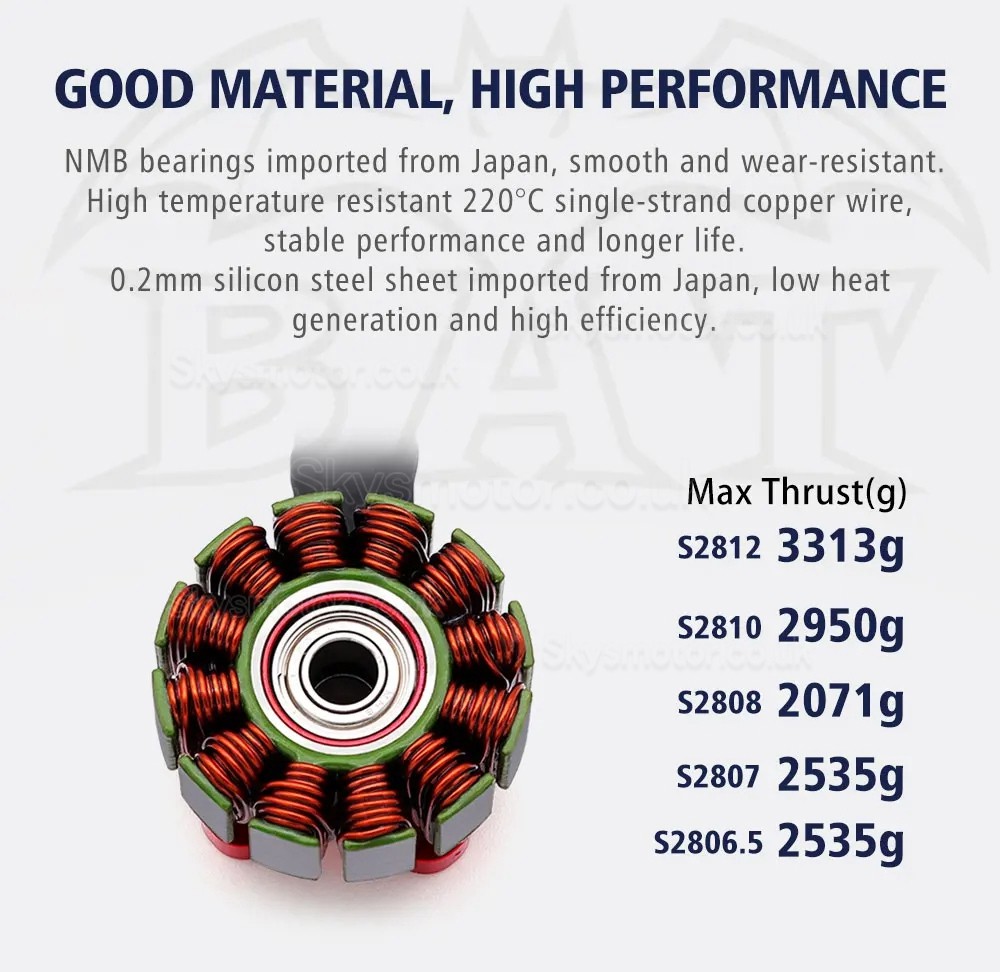 SURPASS Hobby S2812 900KV /1100KV Brushless Drone Motor (compatible ...